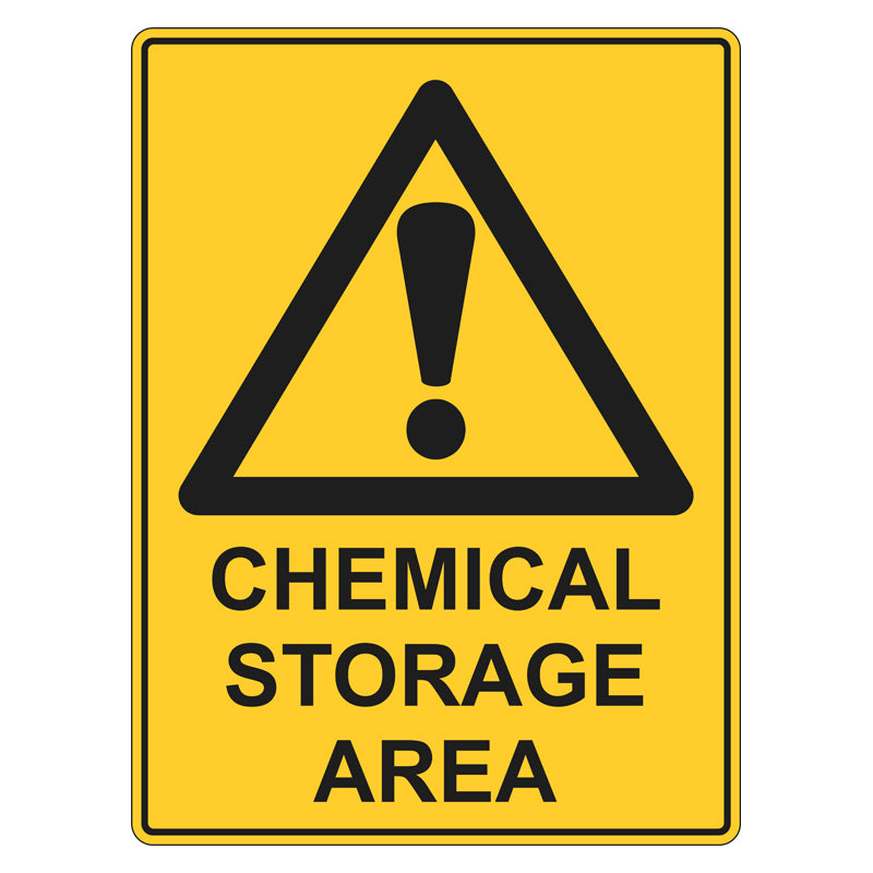 Warning Sign - Chemical Storage Area – Safetysigns.com.au