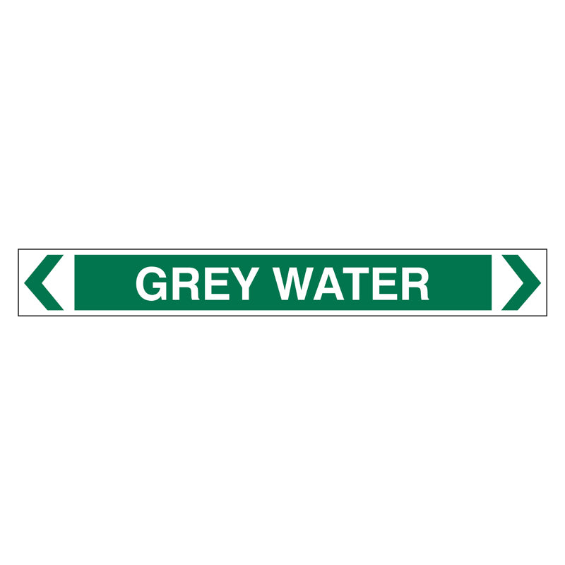 Pipe Marker - Grey Water — Safetysigns.com.au