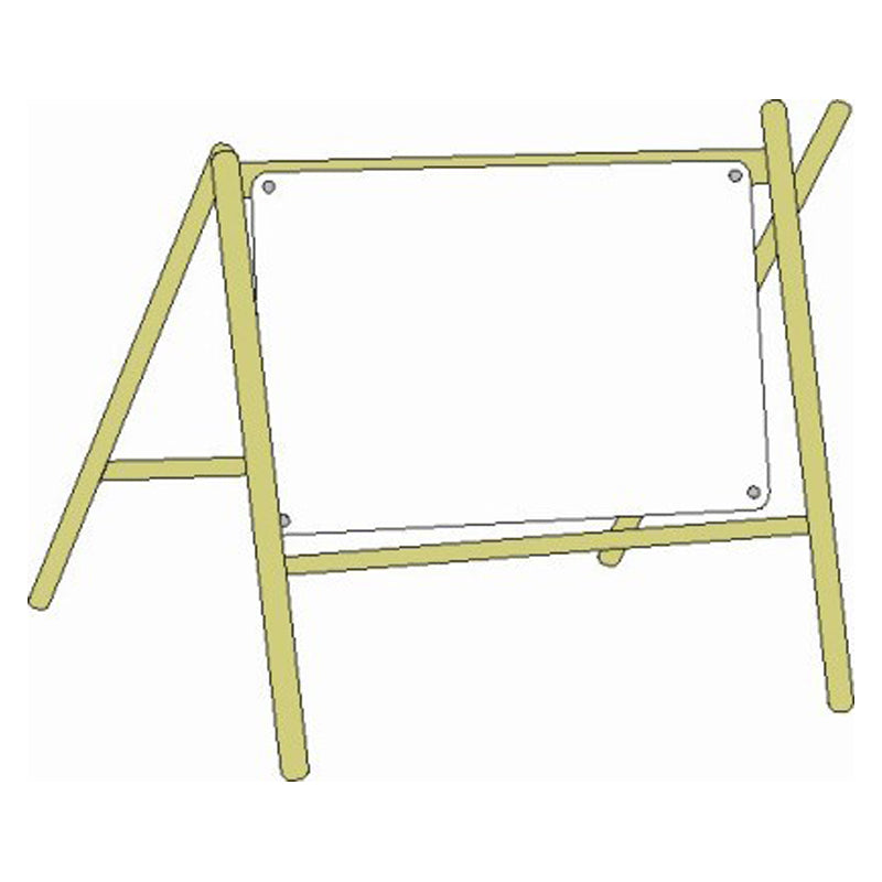 Metal A-Frame Swing Stand H Frame — Safetysigns.com.au