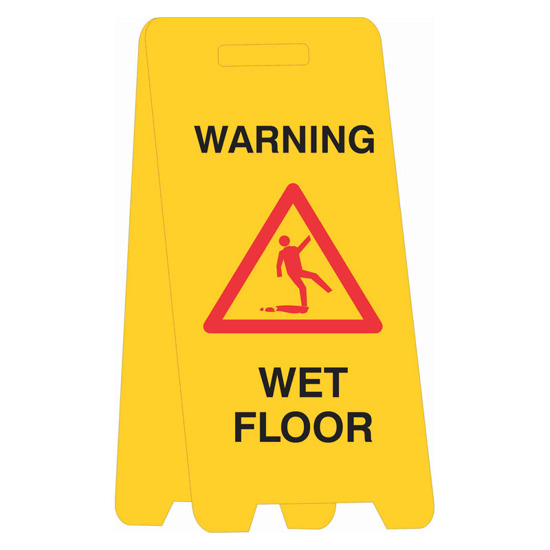 Plastic A-Frame Wet Floor — Safetysigns.com.au