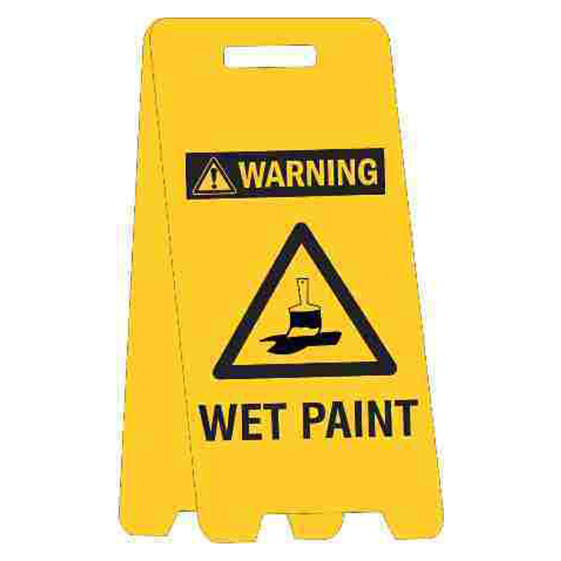 Plastic A-Frame Wet Paint — Safetysigns.com.au