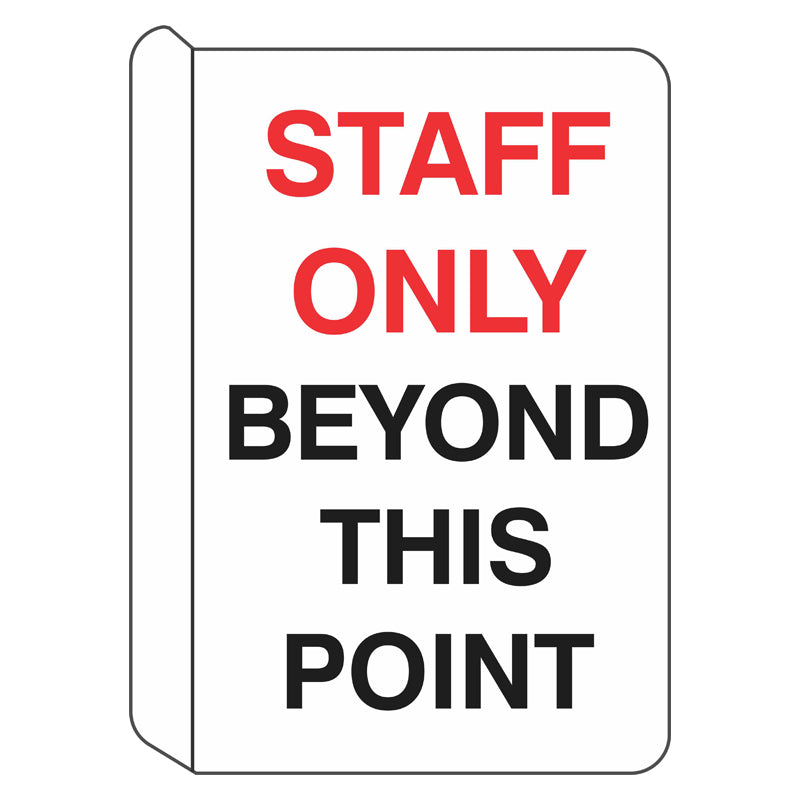 Staff Only Beyond This Point