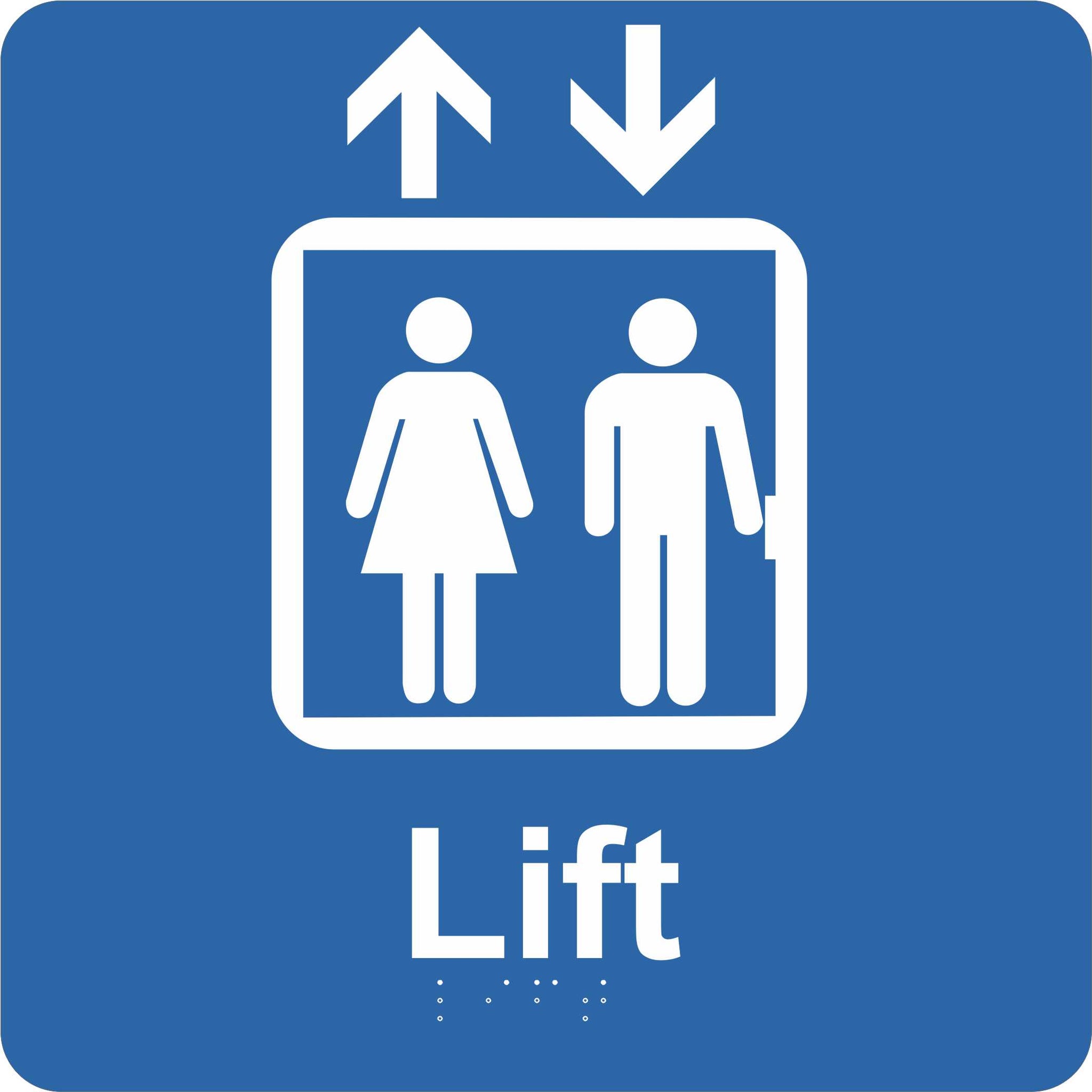 Braille Sign - Lift – Safetysigns.com.au