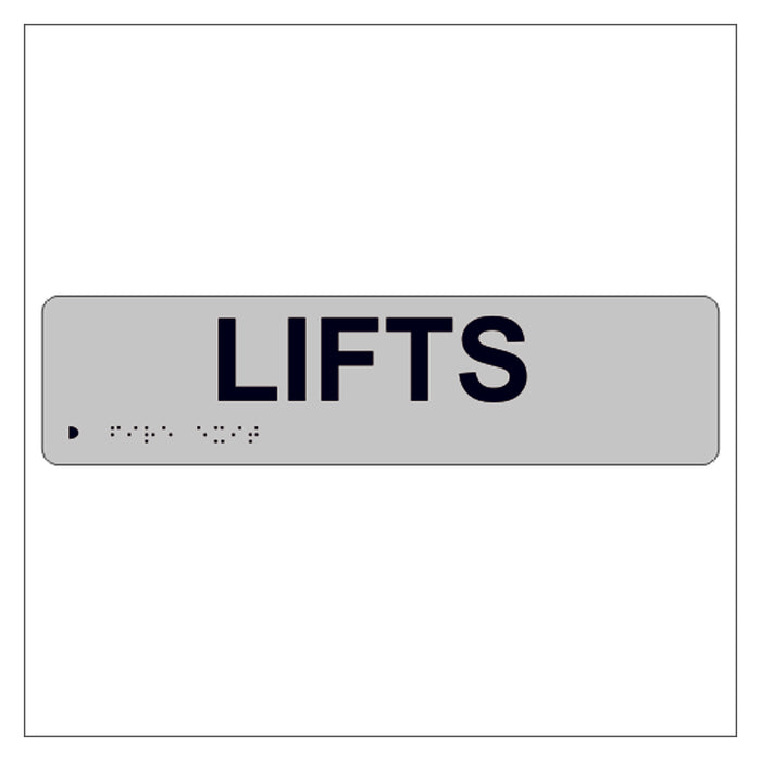 Braille Sign - Lifts — Safetysigns.com.au
