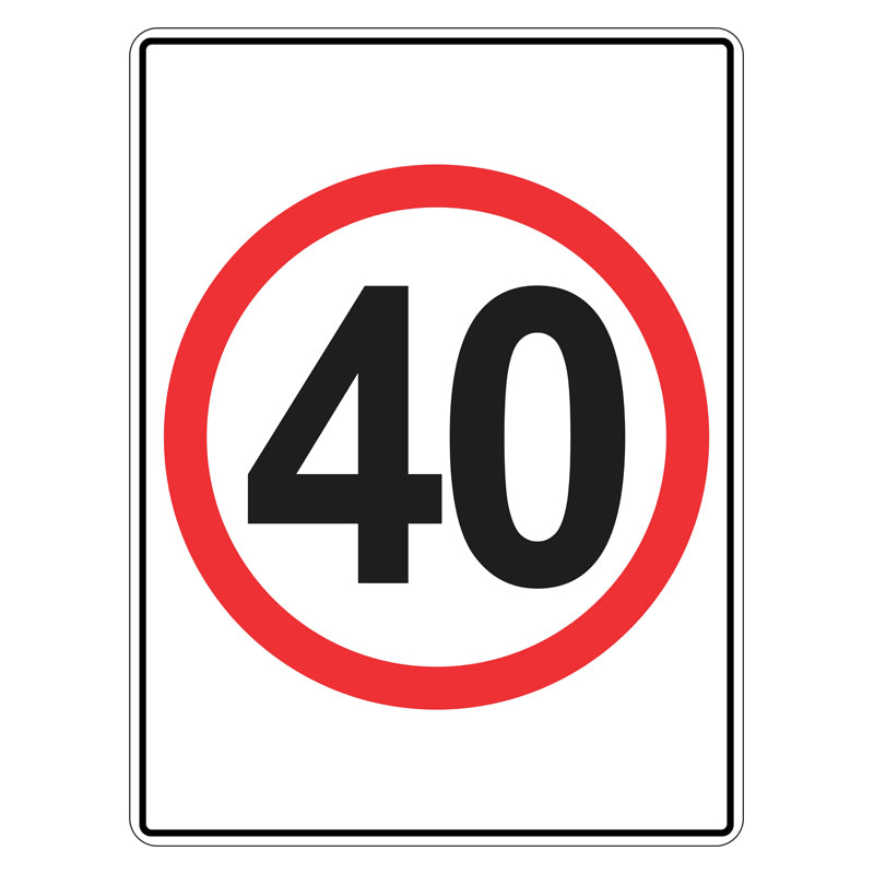 40 Birthday Sign — Safetysigns.com.au