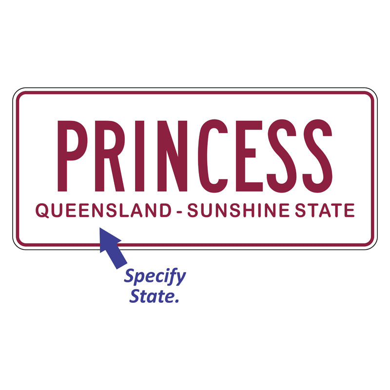 Fun Sign - Princess — Safetysigns.com.au