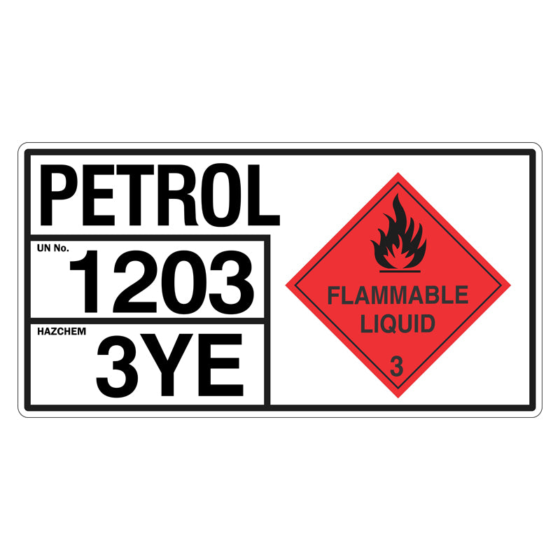 Bulk Storage Sign - Petrol — Safetysigns.com.au