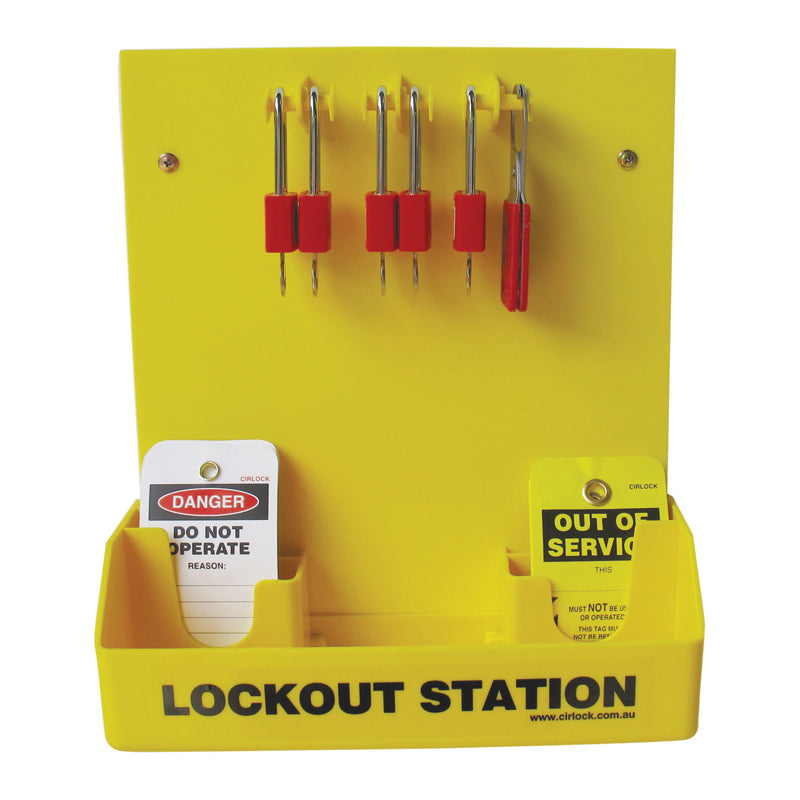 Lockout Station - 5 Padlocks – Safetysigns.com.au