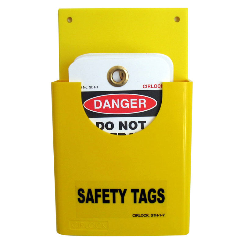 Heavy Duty Safety Tag Holder - 1 Tag — Safetysigns.com.au