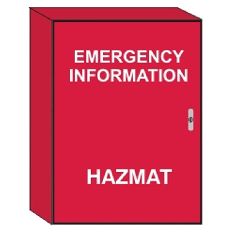 Emergency Information Cabinet Hazmat — Safetysigns.com.au
