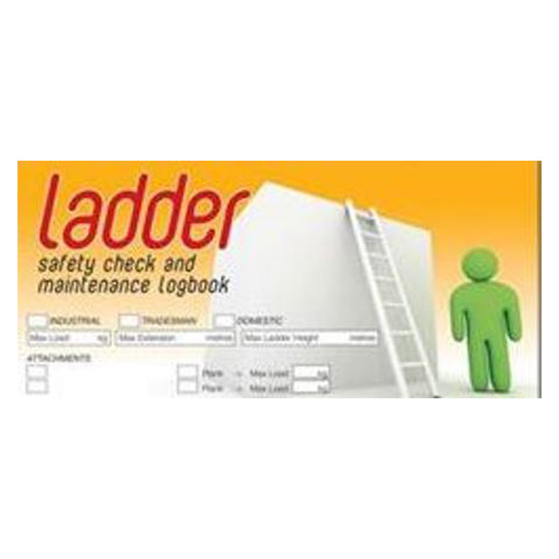Ladder Safety Check & Maintenance Log Book — Safetysigns.com.au