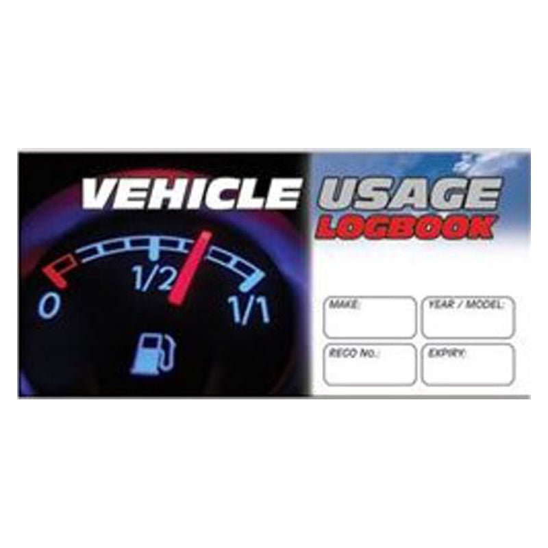 Vehicle Usage Log Book - DL Size 12 Month Recording With Service ...