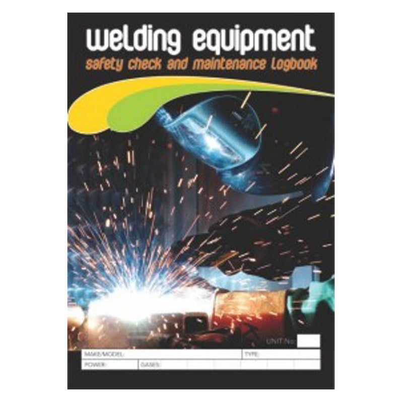 Welding Equipment Safety Check & Maintenance Log Book Professional A5 ...