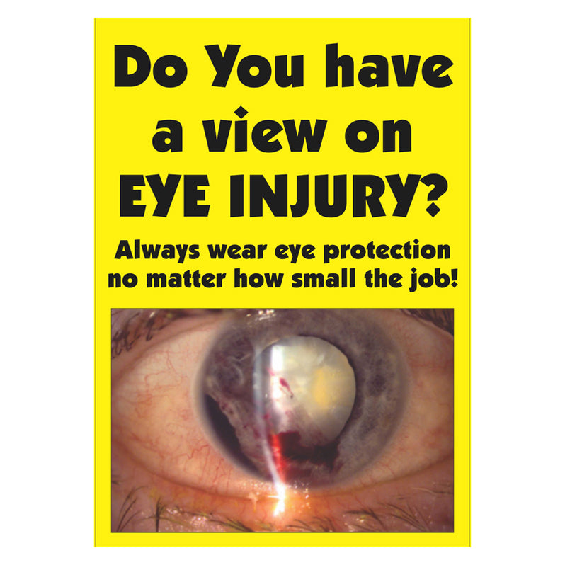 Eye Injury Poster — Safetysigns.com.au