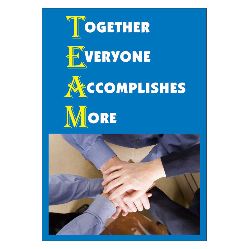 Team Motivational Poster 679 Motivational Poster Teamwork Stock