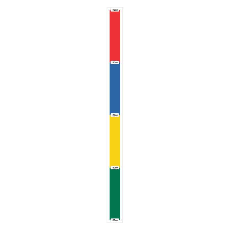 Security Height Indicator Strip - Colour 30x410mm Polypropylene ...
