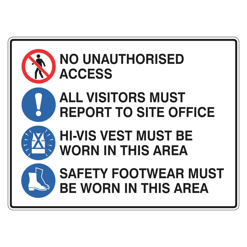 Construction Site Sign — Safetysigns.com.au