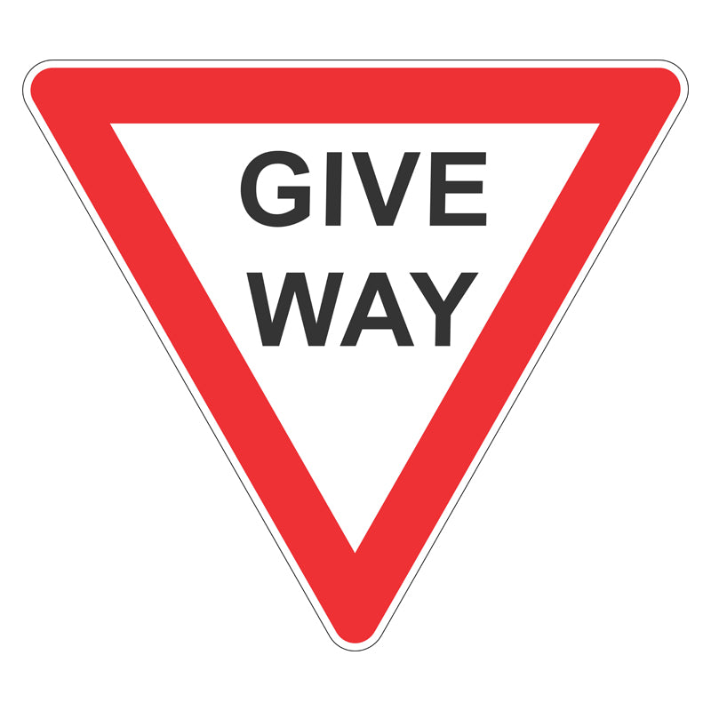 Traffic Sign - Give Way (R1-2A) — Safetysigns.com.au