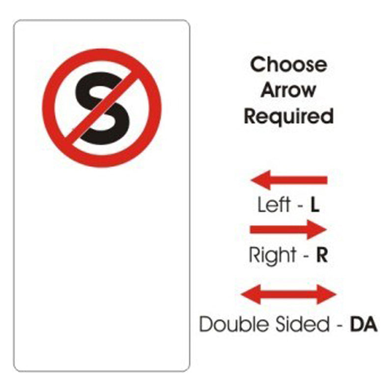 No Standing Sign — Safetysigns.com.au