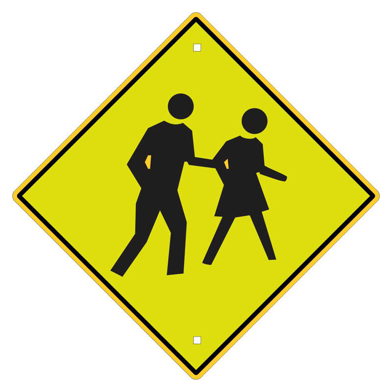 Traffic Sign - Pedestrians — Safetysigns.com.au
