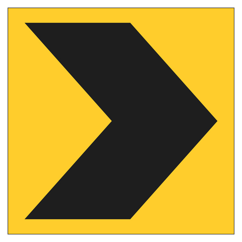Multi Message Frame Sign - Right Chevron – Safetysigns.com.au